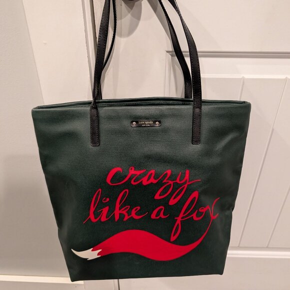 kate spade | Bags | Kate Spade New York Crazy Like A Fox Tote Bag ...